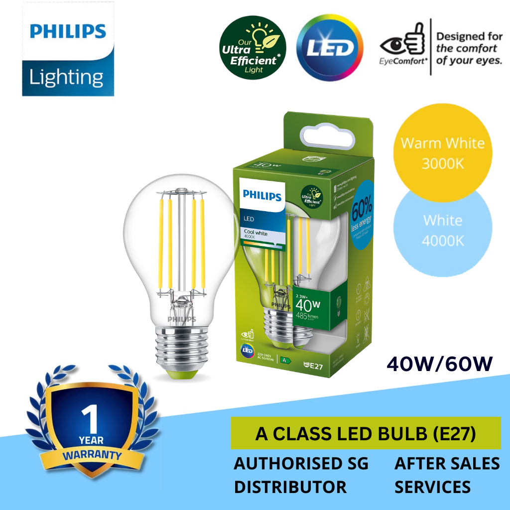 Philips LED's most energy-efficient A-class bulbs - Buy Now!